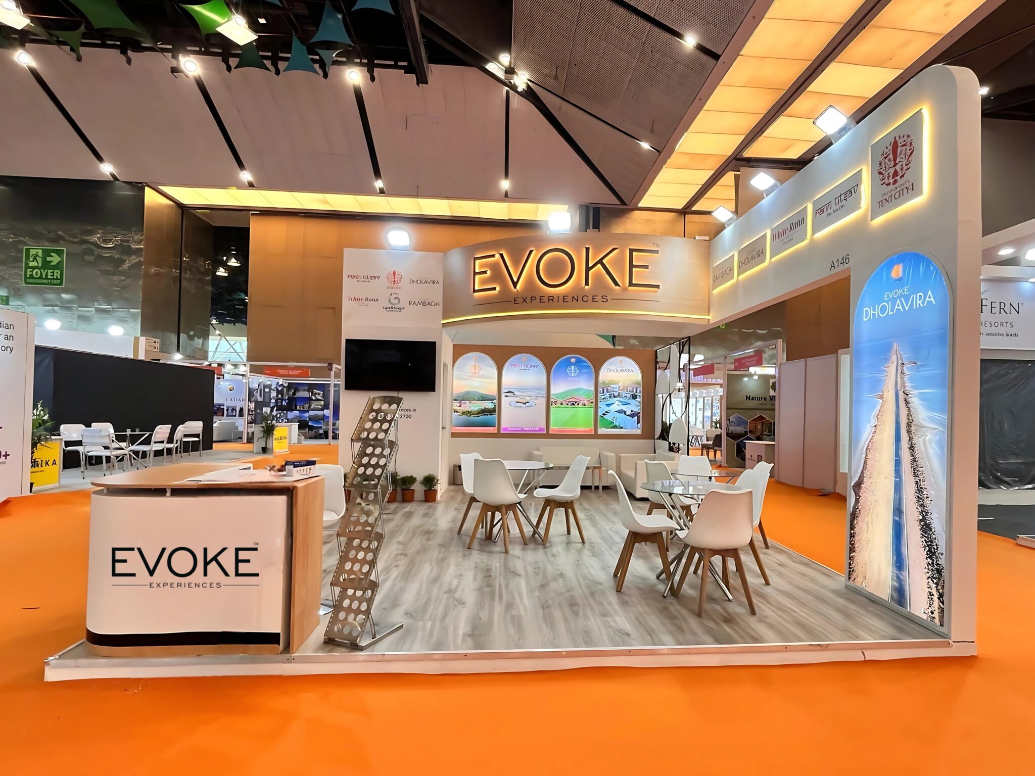 3-Side Open Exhibition Stall Design – Visibility & Engagement